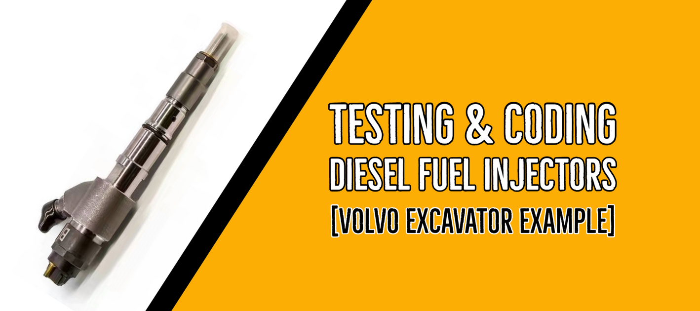 How to Test and Code Diesel Fuel Injectors [Volvo Excavator Video ...