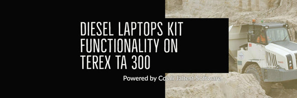 Diesel Laptops Off-Highway Kit with Jaltest on TEREX TA 300