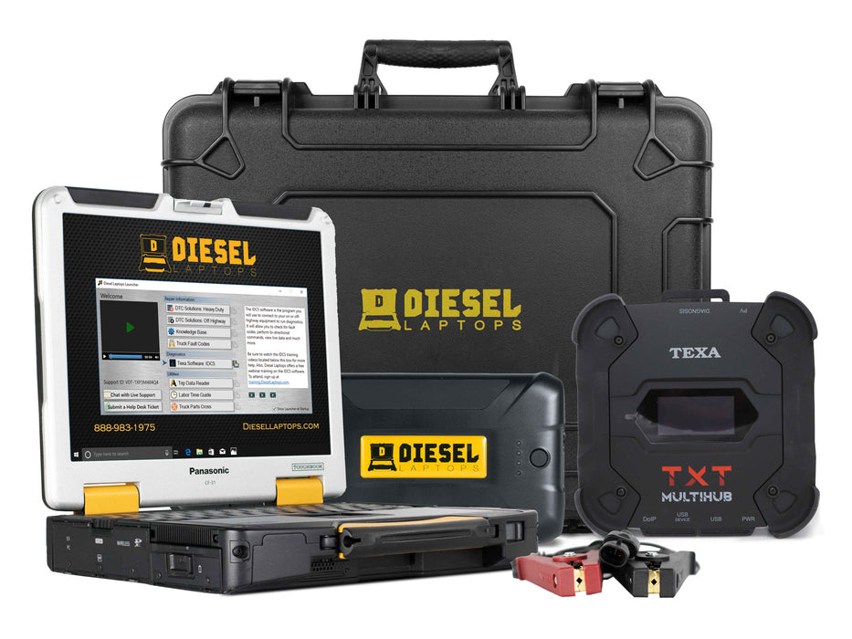 TEXA Construction & Off Highway Diagnostic Bundle — Diesel Laptops