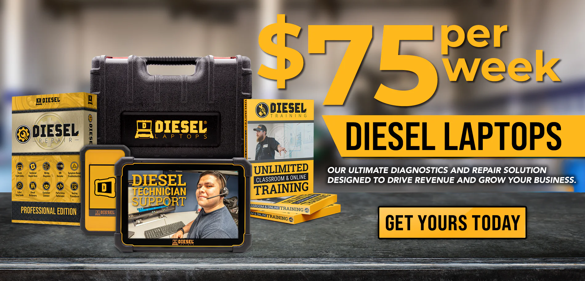 Diesel Diagnostics Software for Commercial Trucks | Diesel Laptops