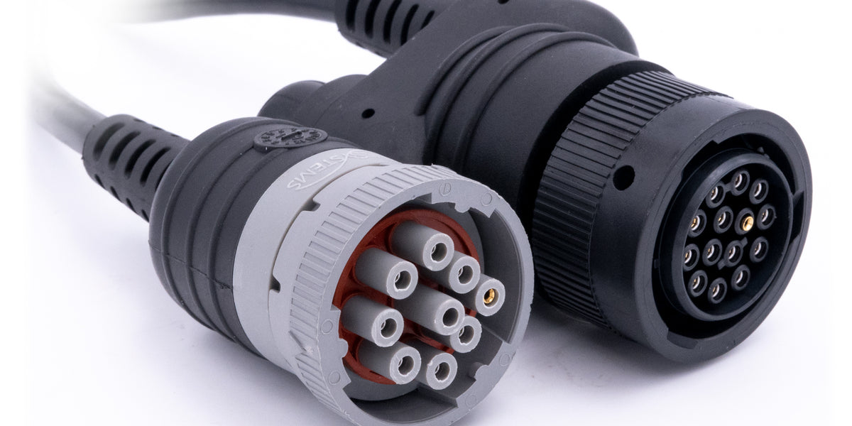 CAT 9 Pin & 14 Pin Y Cable for CAT Comm 3 | Diesel Laptops