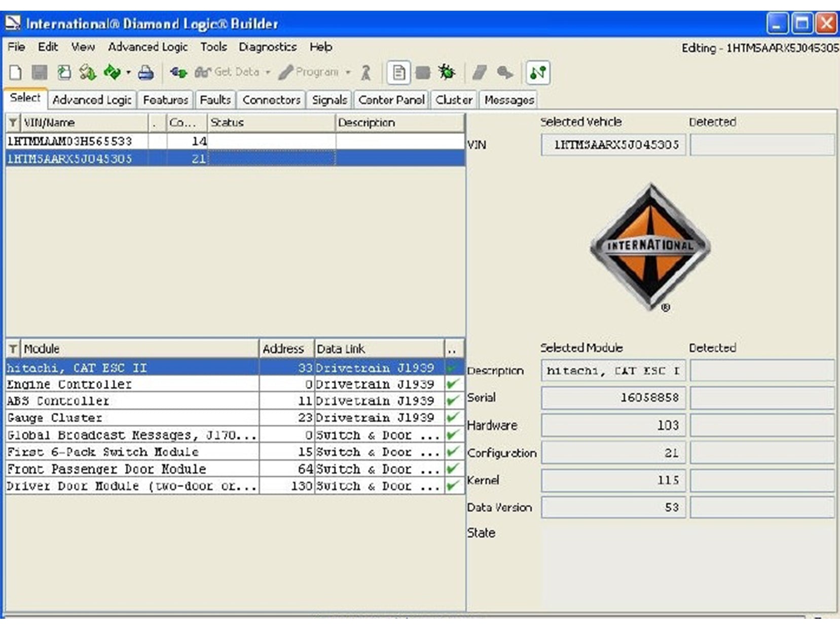 Navistar Diamond Logic Builder (DLB) Online Edition | Diesel Laptops