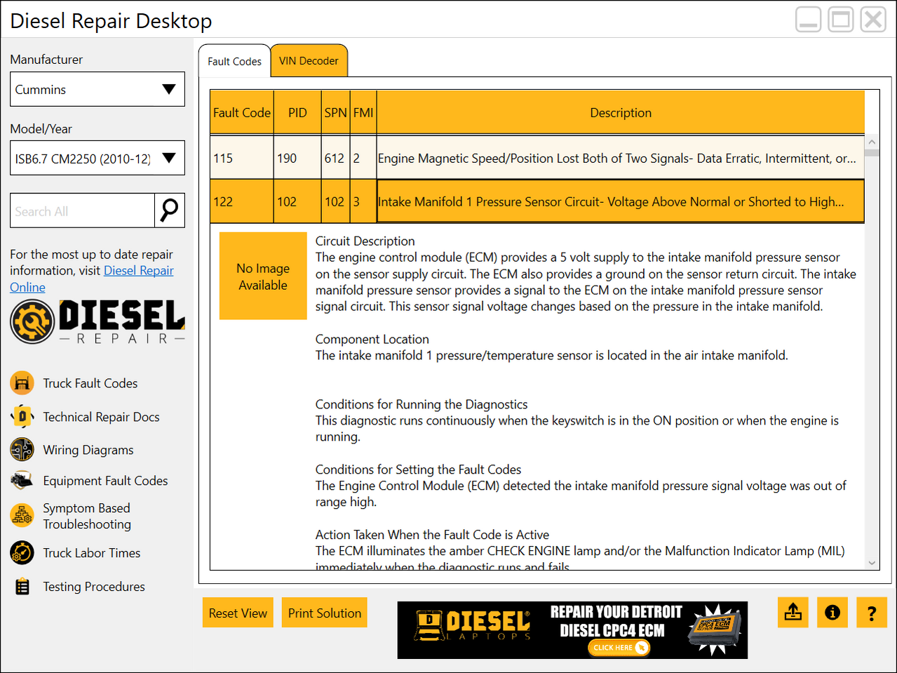 Diesel Repair Desktop (Free Fault Code Information) — Diesel Laptops